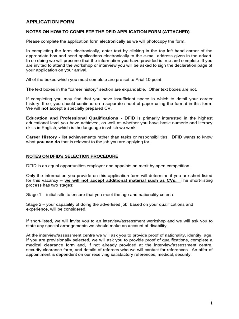 External Application Form | PDF | Entrepreneurship | Fluency