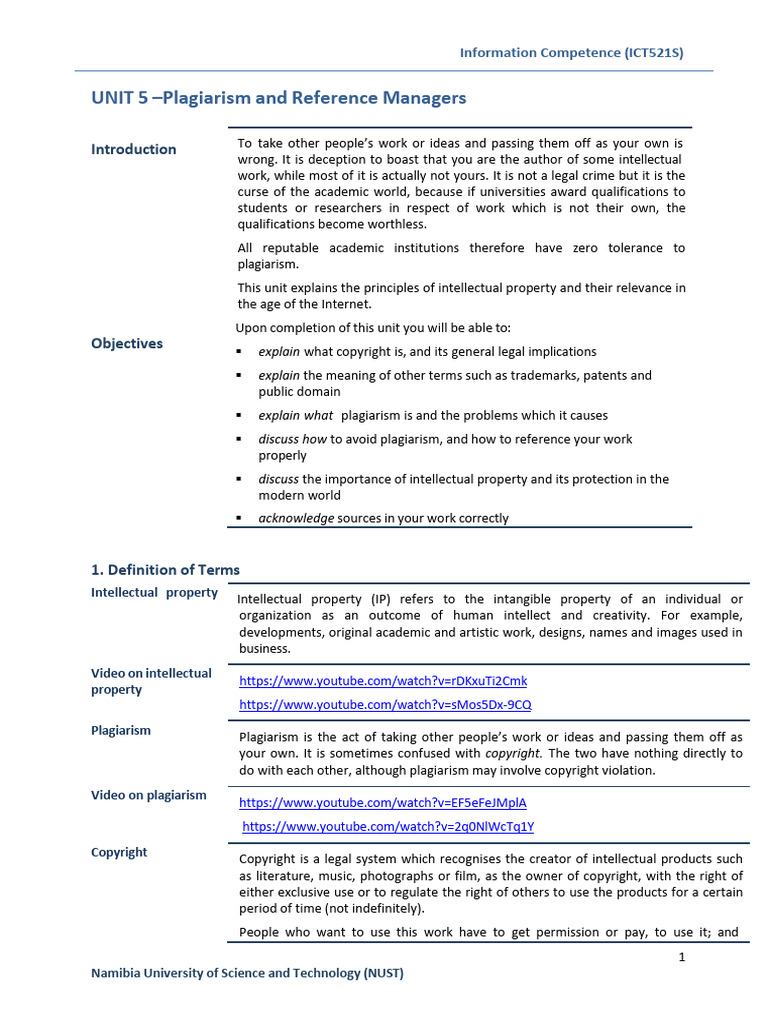 Ict Unit 5 Pdf Copyright Creative Commons License