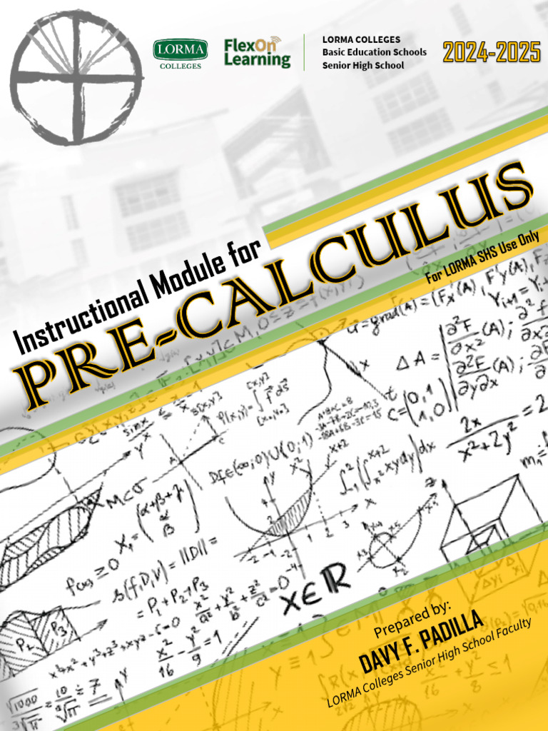 M2_PRE-CALCULUS | PDF | Ellipse | Geometric Shapes