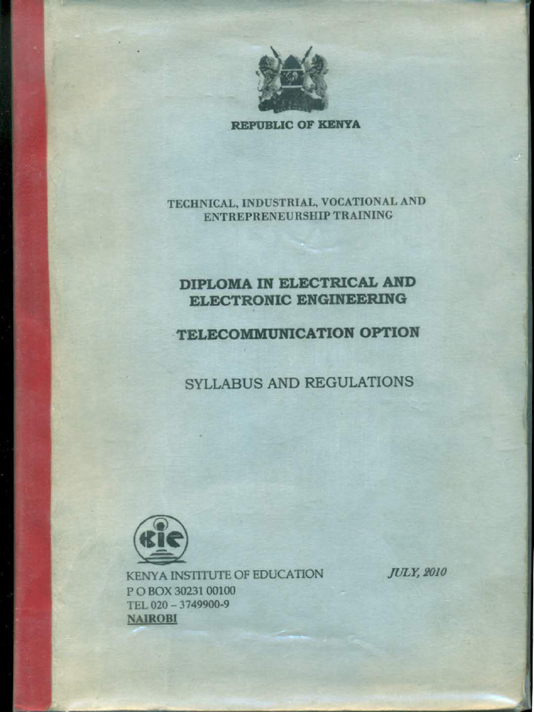 Diploma Syllabus (Electrical Engineering) - 112516 | PDF