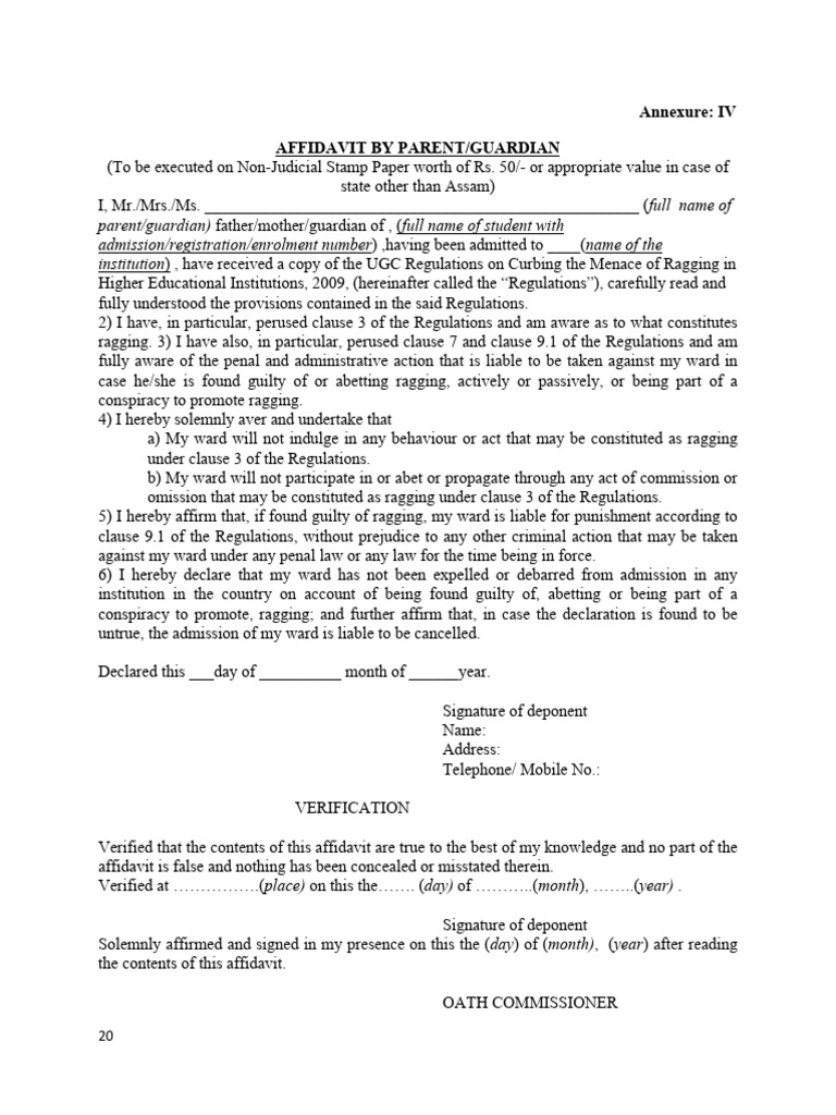 Parents | PDF | Affidavit | Justice