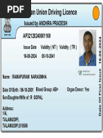 Andhra Pradesh Driving Licence Form 6 | PDF