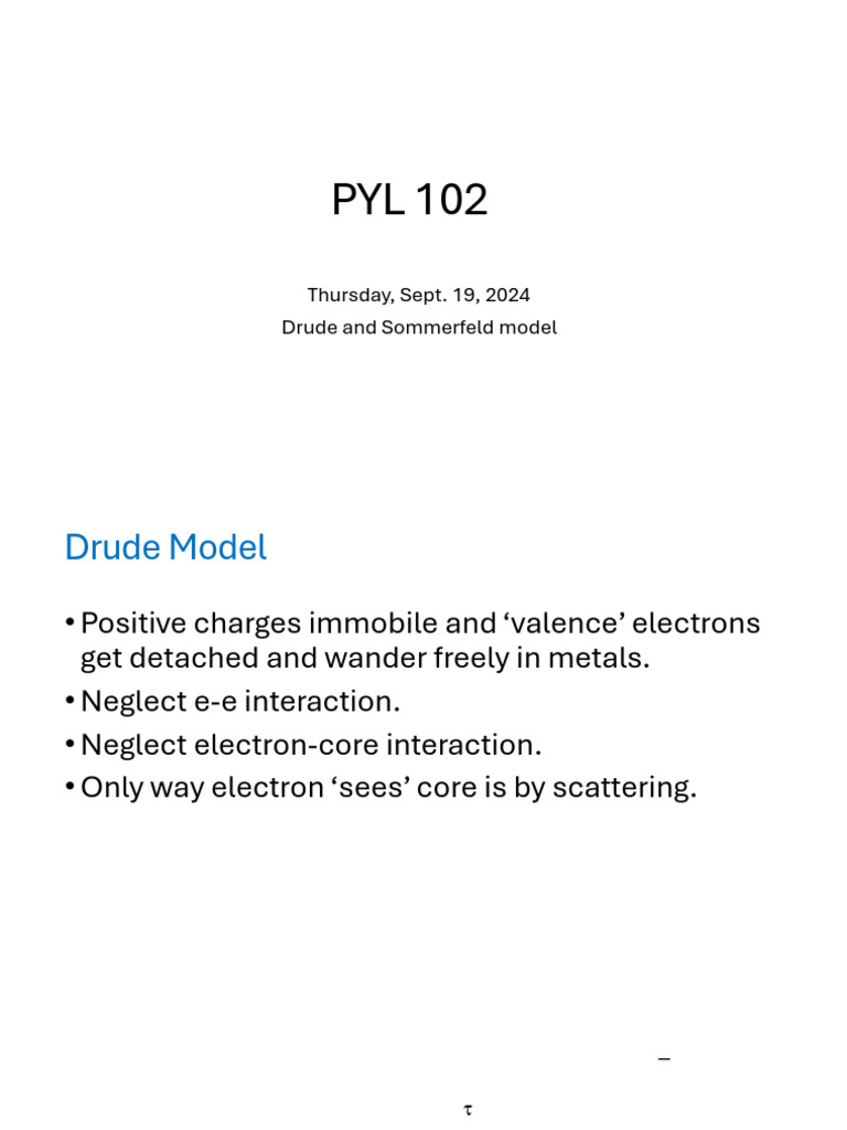 Lecture Notes Solid State Physics 1 Pdf Electrical Resistivity And