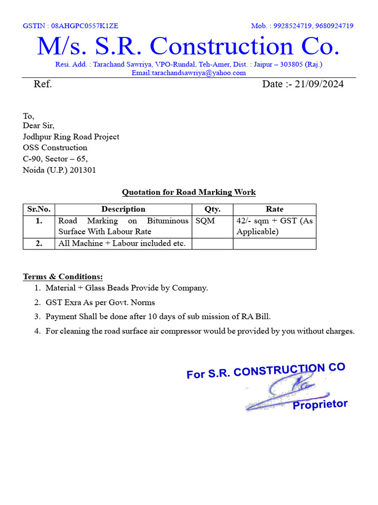 SR Construction | PDF