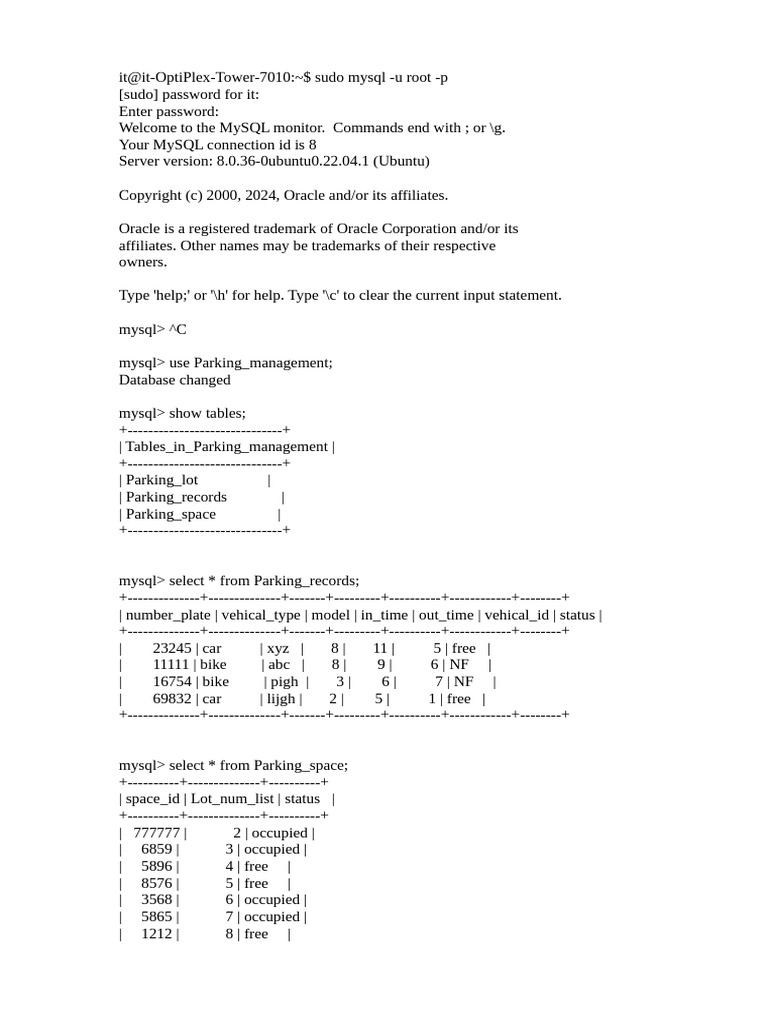 d4 | PDF | My Sql | Information Technology Management