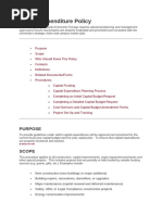Capital Expenditure Request Form | PDF | Business | Budgets And Budgeting