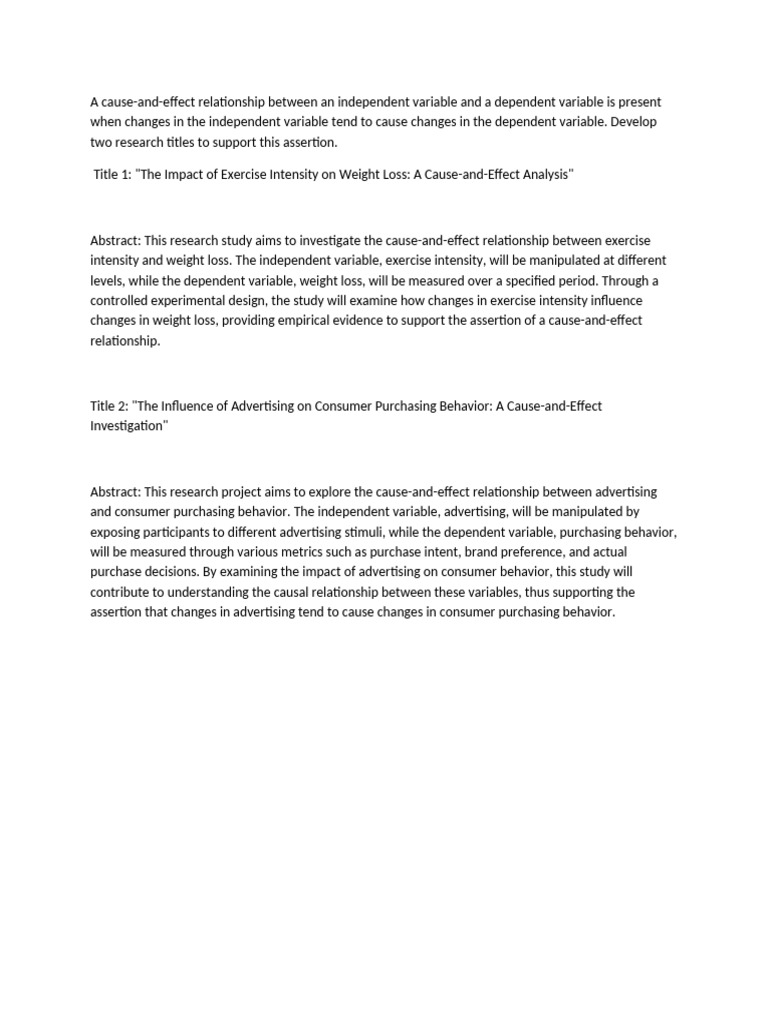 A cause-and-eff-WPS Office | PDF | Career & Growth | Self-Improvement