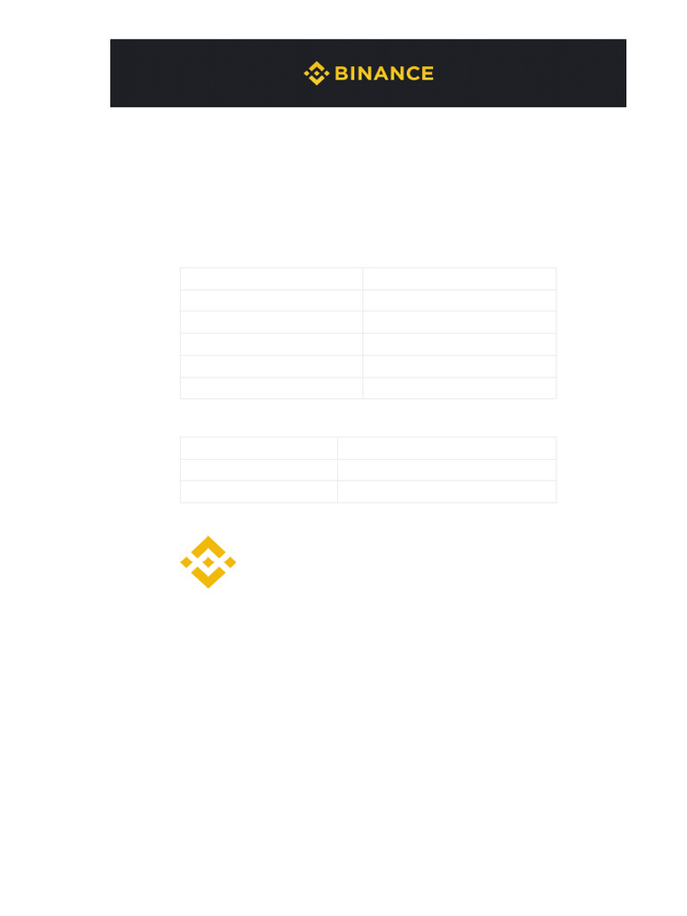 Binance P2P Transaction Sample | PDF