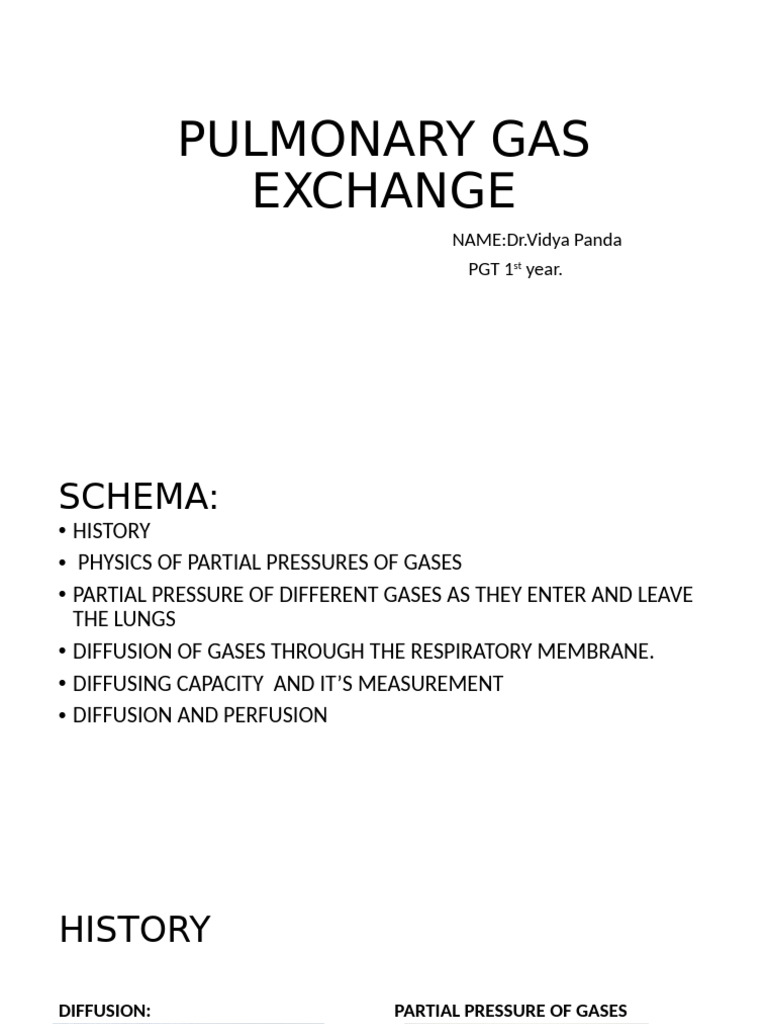 diffusion of gases | PDF | Respiratory System | Breathing