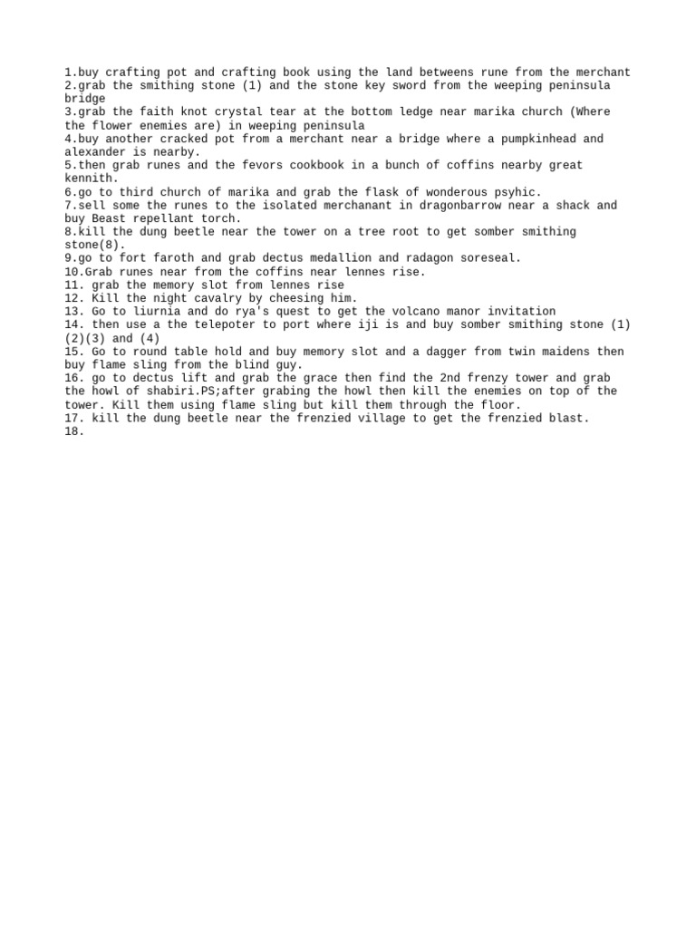 Elden Ring Incant Only Guide | PDF