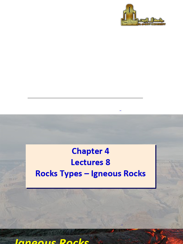 Igneous Rocks: Types and Formation | PDF | Igneous Rock | Basalt