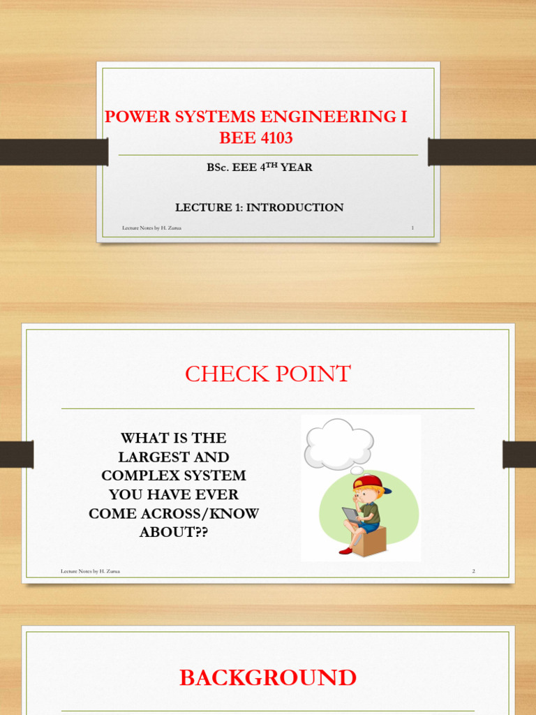 BEE 4103 Lecture 1a - Introduction | PDF | Foreign Language Studies