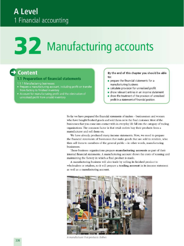 CH 32 Manufacturing AC | PDF