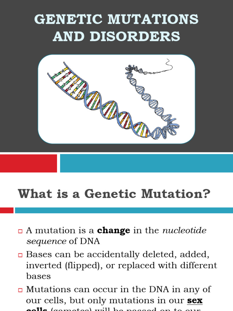 Lecture 7 - Genetic Mutations | PDF | Point Mutation | Mutation