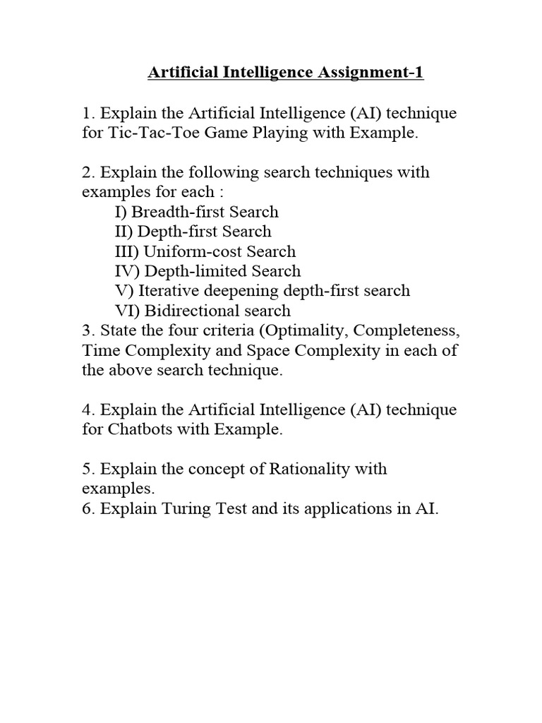 AI Assignment | PDF | Computers