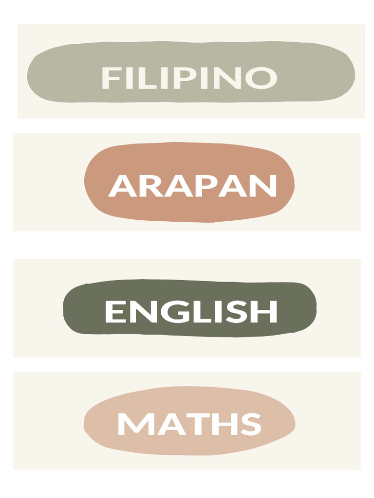 Green and Pink Abstract Classroom Subject Labels - 20241003 - 182906 ...