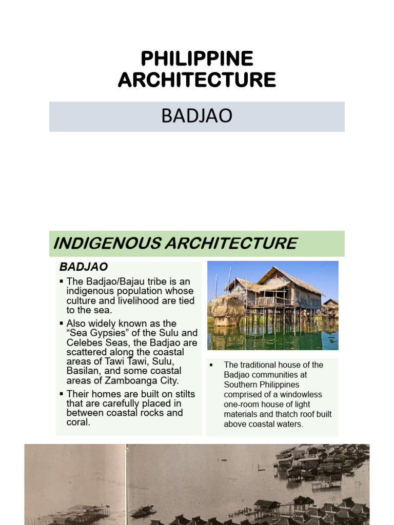 Badjao and Tausug Traditional Houses | PDF | Art