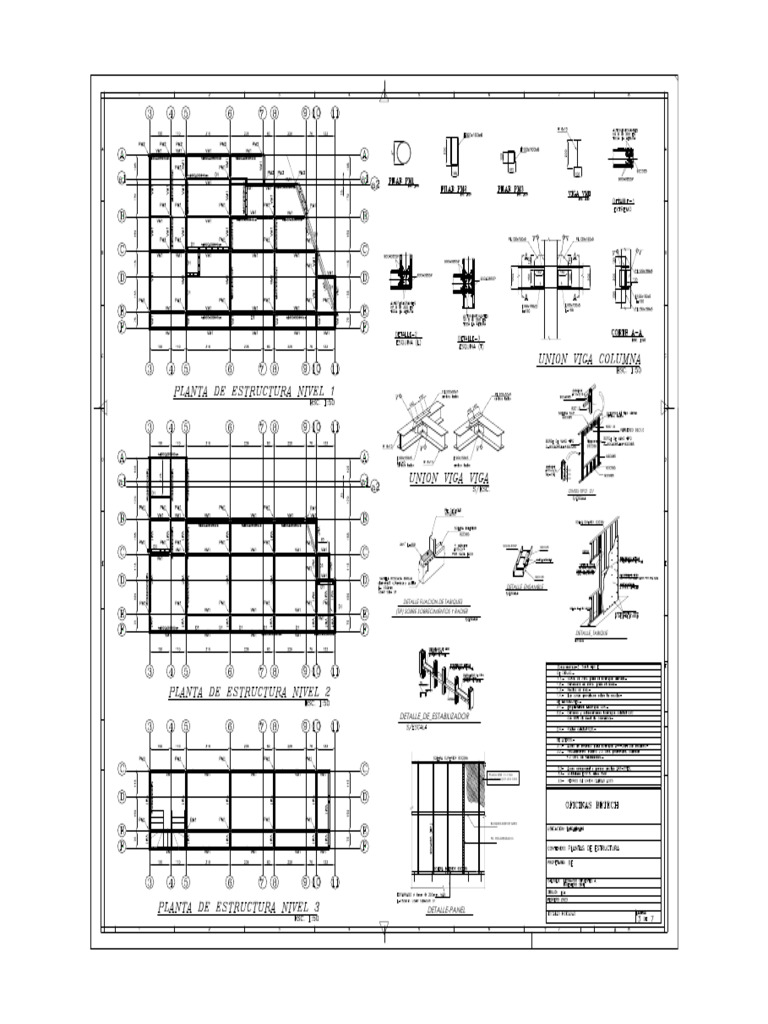 Planta de Estructura | PDF