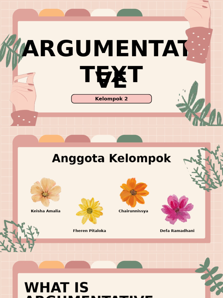 Argumentative Text Kel2 | PDF | Linguistics | Grammar