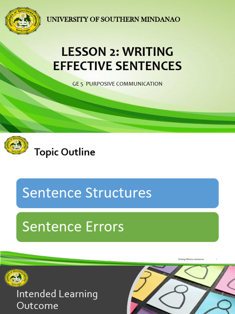 Writing Effective Sentences Guide | PDF | Language Mechanics | Syntax
