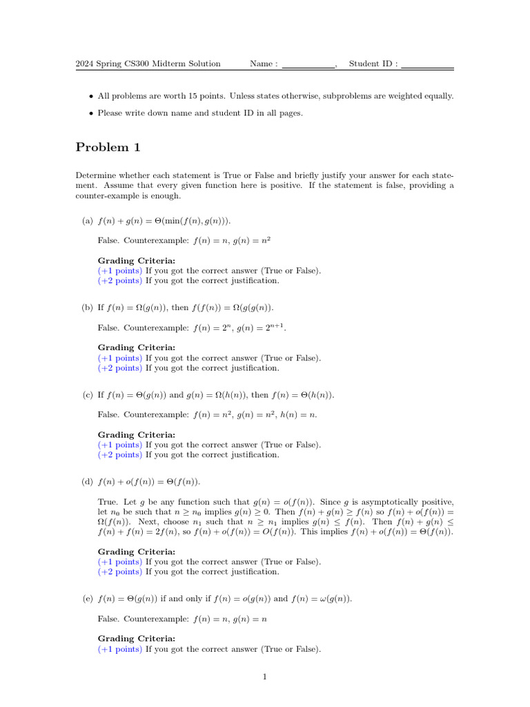 Midterm Grading Criteria | PDF | Mathematical Logic | Mathematical Analysis