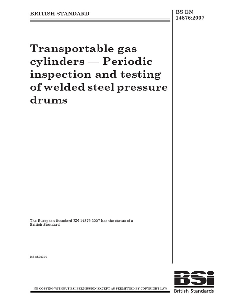 EN 14876-Inspection | PDF | Mechanical Engineering