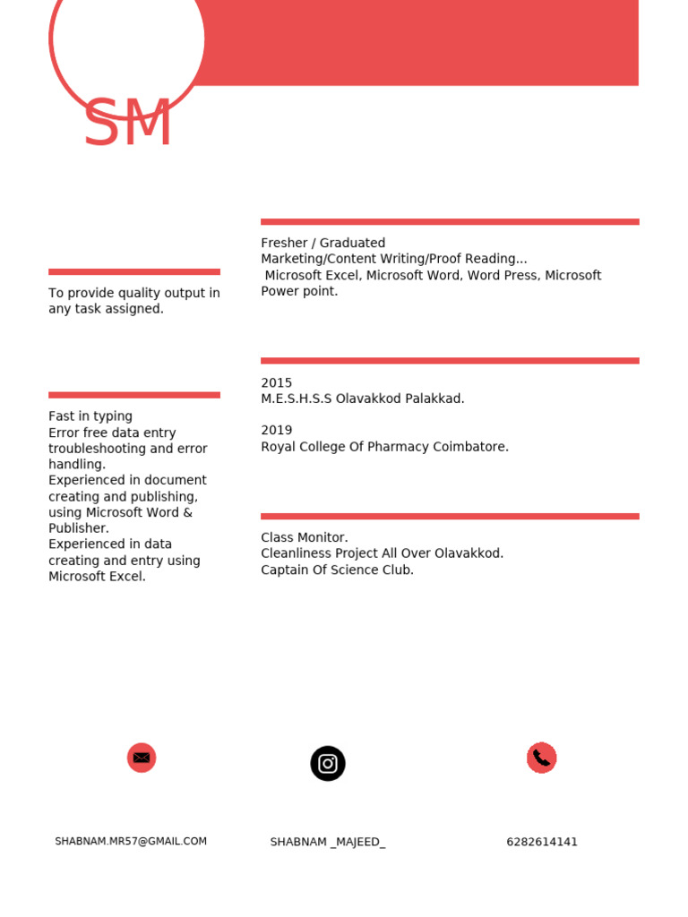 SHABNAM MAJEED Resume | PDF