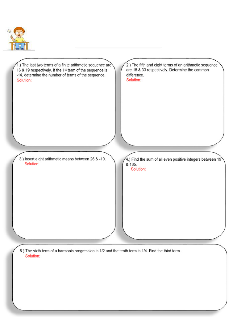 Quarter 2 Activity 1. Arithmetic Harmonic Sequence | PDF | Finance ... Quarter 2 Activity 1. Arithmetic Harmonic Sequence | PDF | Finance ...