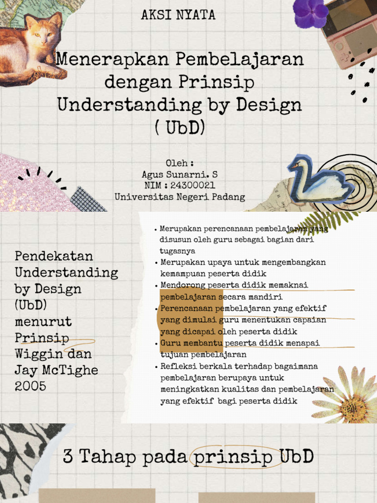 Menerapkan Pembelajaran Dengan Prinsip Understanding by Design (UbD) | PDF