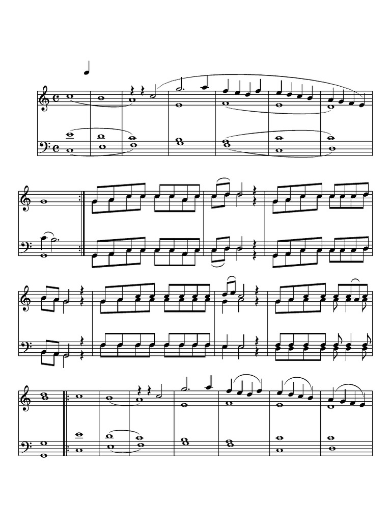 Sanctus (Libera) Crocefixcio Revised | PDF