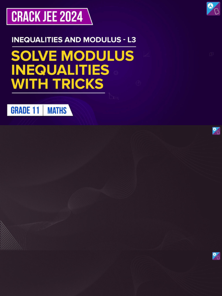 PPT-Inequalities-and-Modulus-L3 | PDF PPT-Inequalities-and-Modulus-L3 | PDF