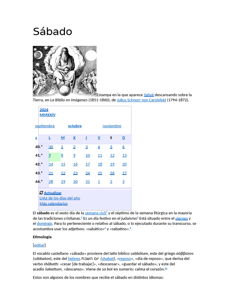 Sábado | PDF | Shabat