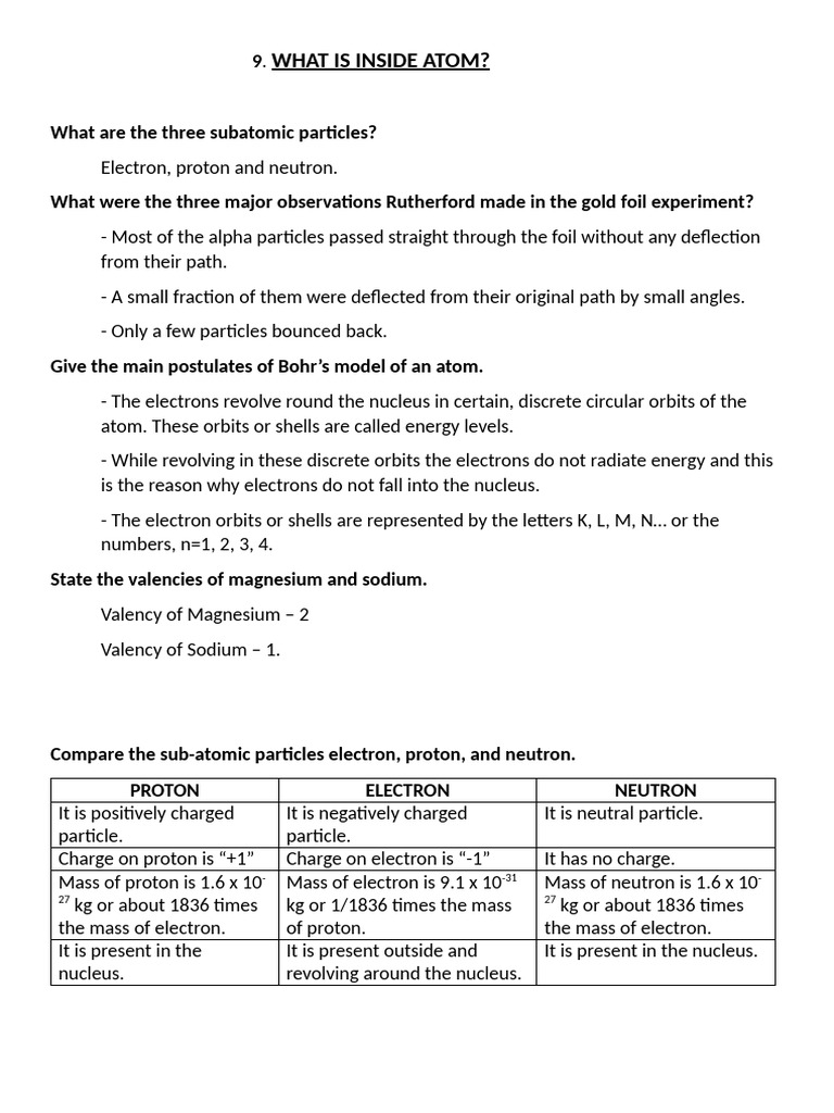 Understanding Atomic Structure and Models | PDF | Atoms | Atomic Nucleus
