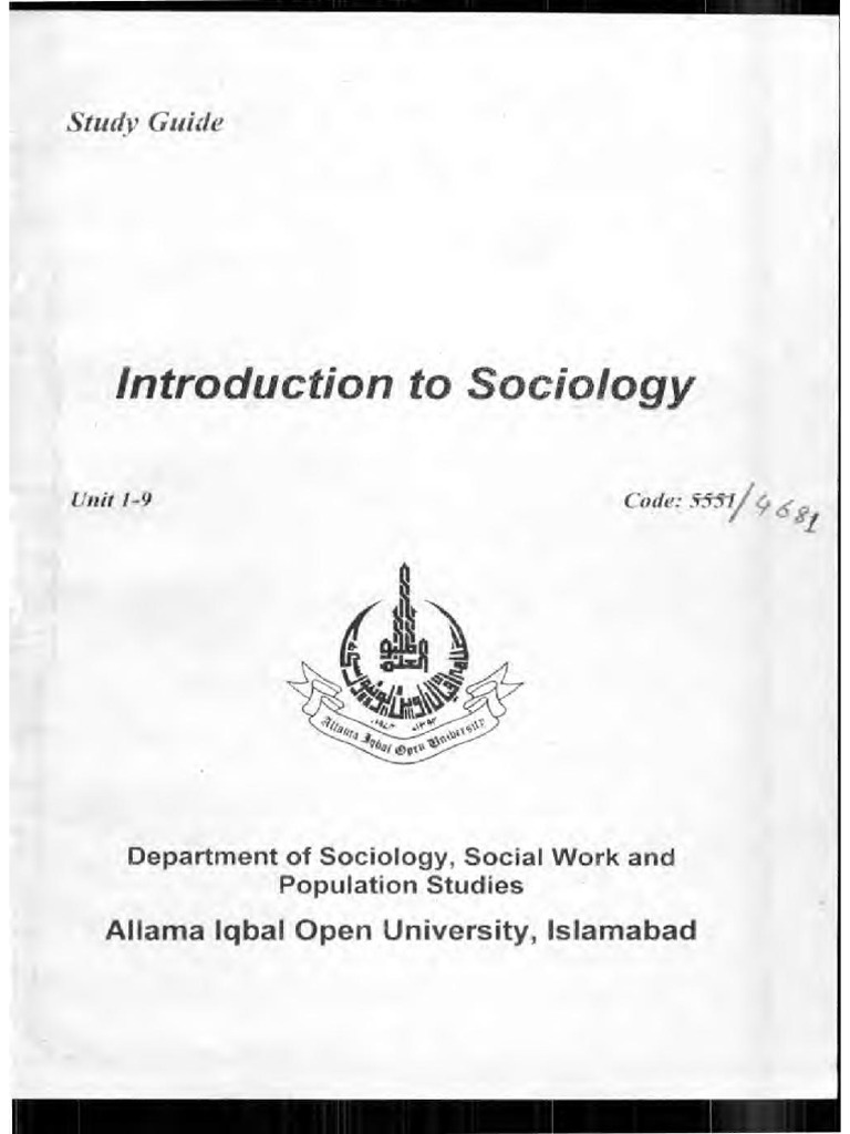 Introduction To Sociology | PDF