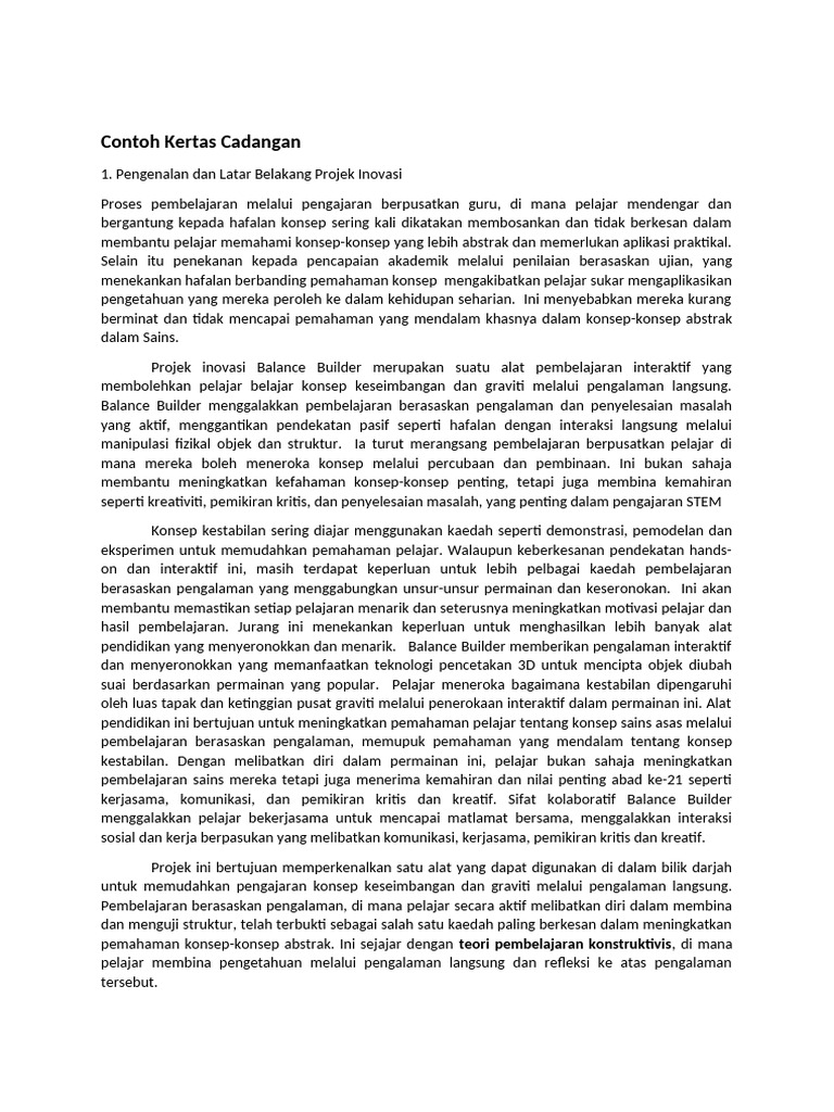 Alat Pembelajaran Keseimbangan Interaktif | PDF
