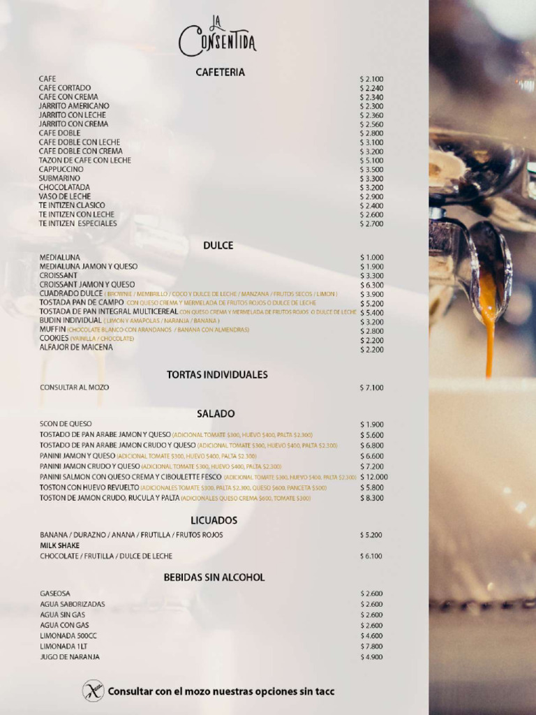 Carta La Consentida E1 | PDF