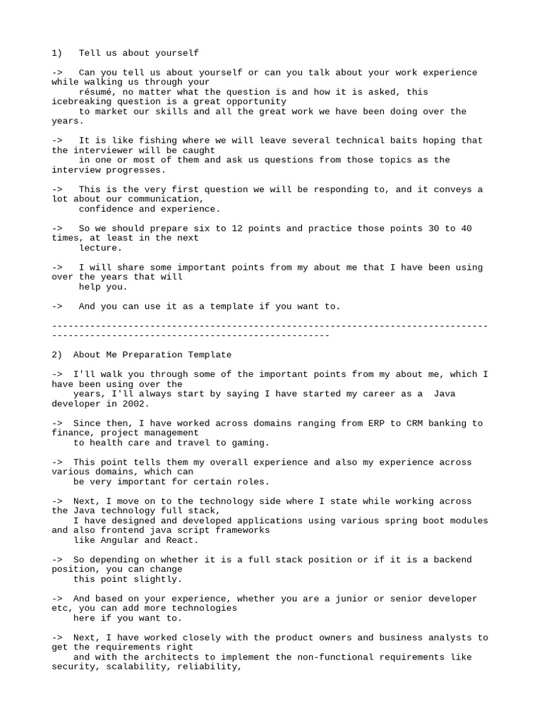 Java Interview Help | PDF | Java Virtual Machine | Method (Computer ...