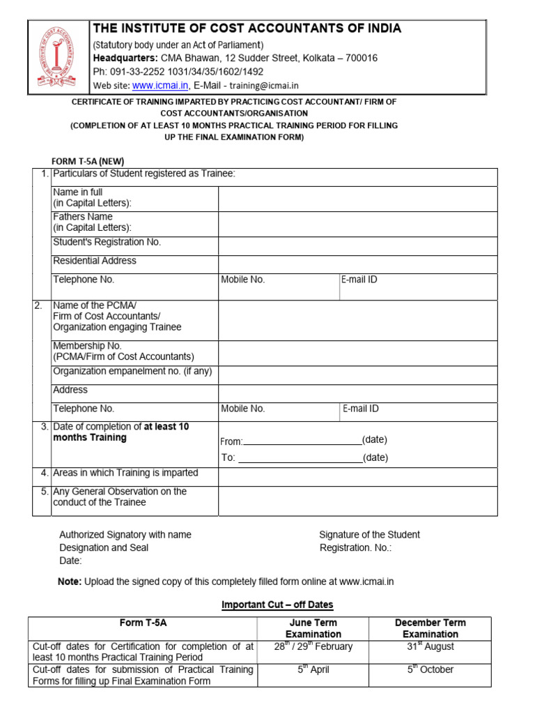 FORM-T5A-New_10_months | PDF