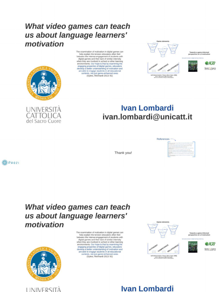 What Video Games Can Teach Us About Lang | PDF
