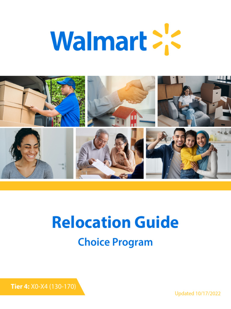 Walmart Tier 4 Relocation Guide | PDF | Irs Tax Forms | Taxes