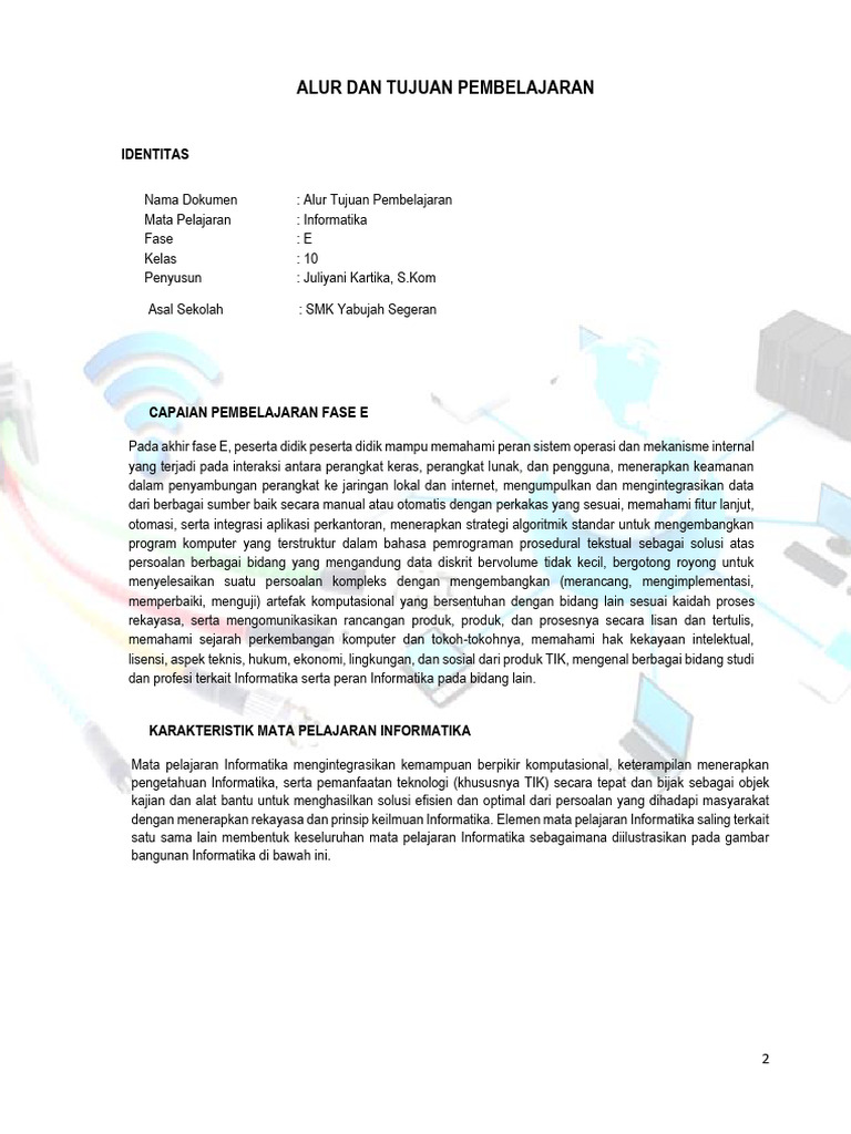 ATP Informatika Tika | PDF | Teknologi & Rekayasa