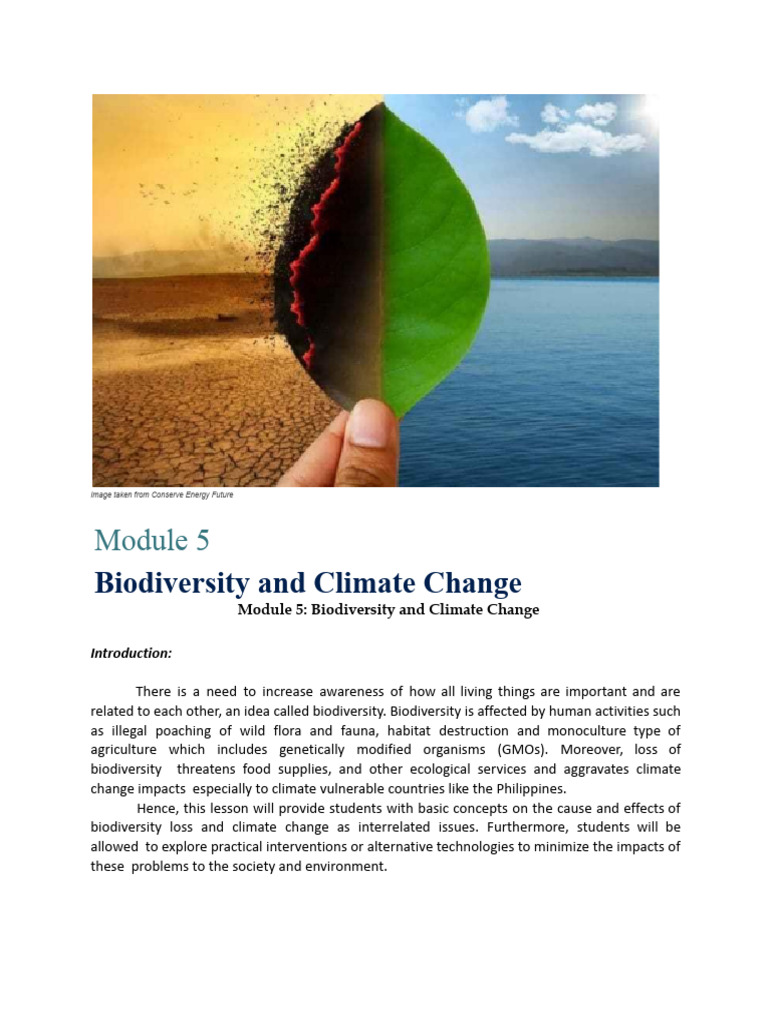 sts module 5 lesson | PDF | Climate Change | Genetically Modified Organism