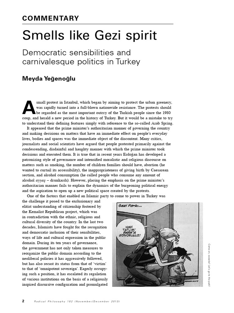 Smells Like Gezi Spirit Democratic Sensi | PDF | Political Science