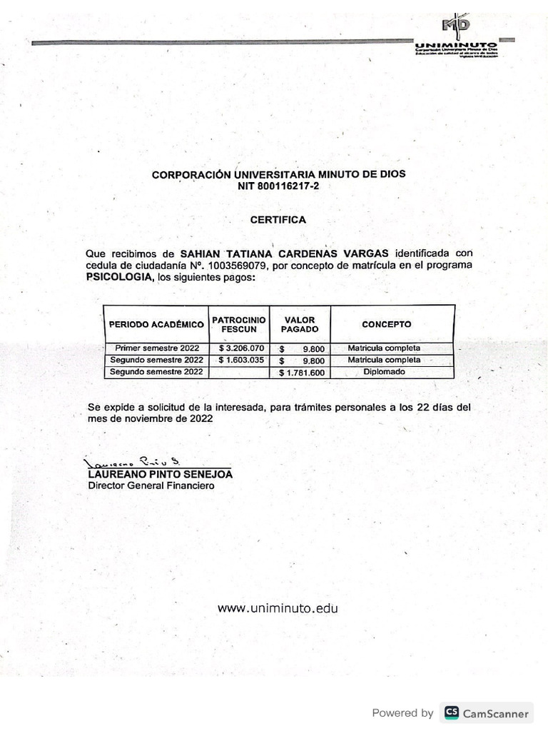 Certificación | PDF