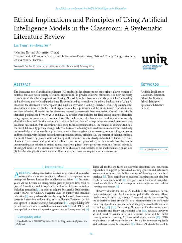 Ethical Implications and Principles of Using Artificial Intelligence ...