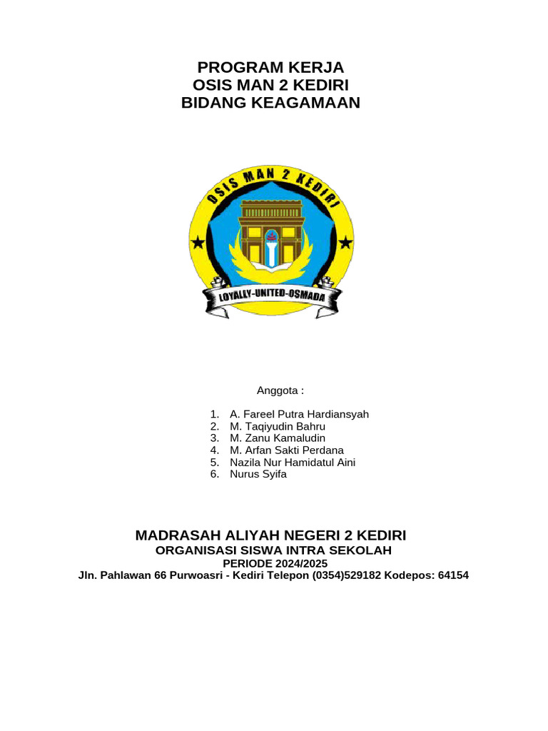 Proker Keagamaan Fiks | PDF