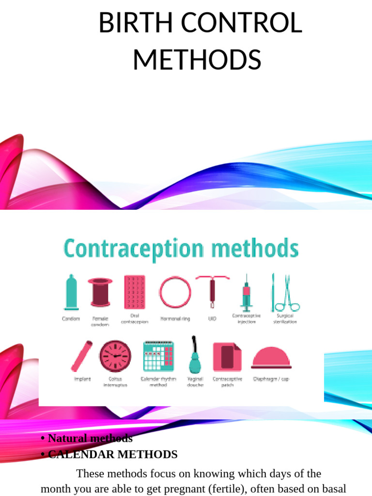 bIRTH CONTROL METHODS | PDF | Birth Control | Condom