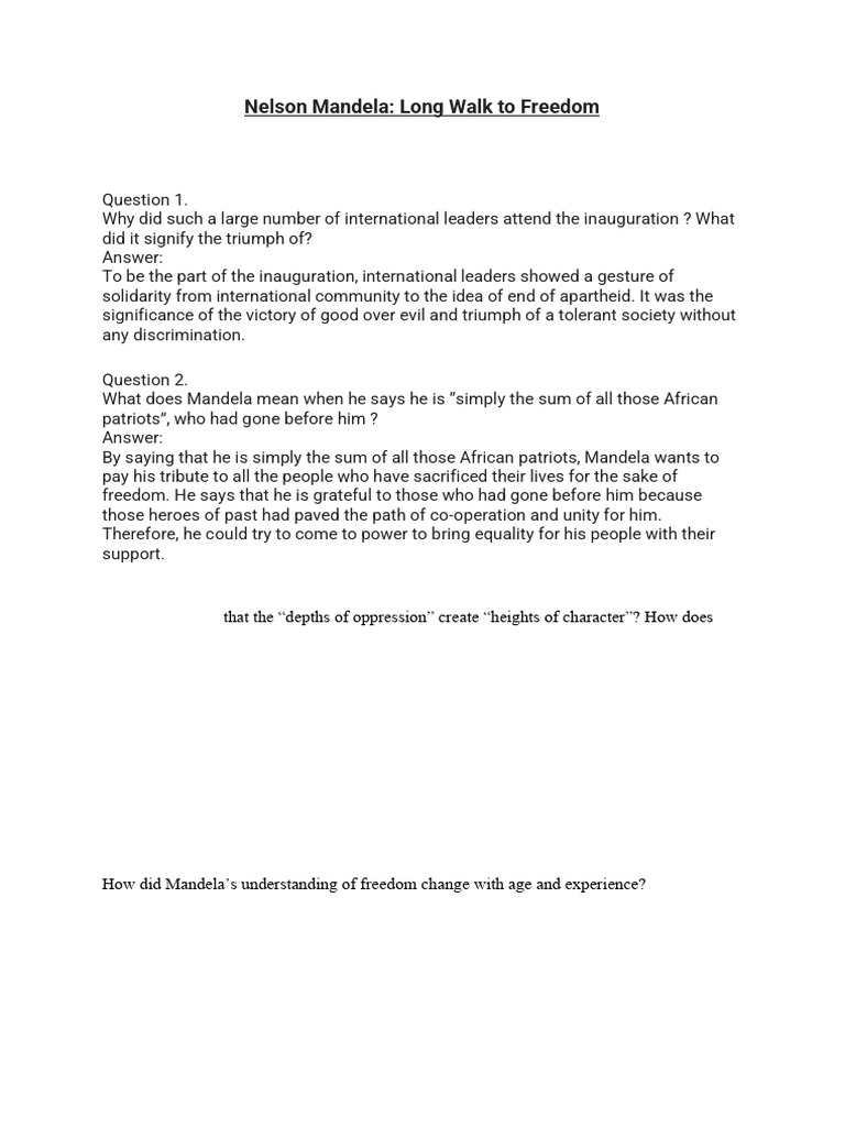 Nelson Mandela - Long Walk To Freedom | PDF | Nelson Mandela