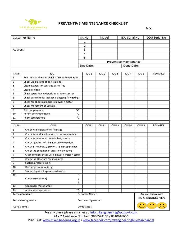 Pms Service (2) | PDF | Capacitor | Electrical Engineering