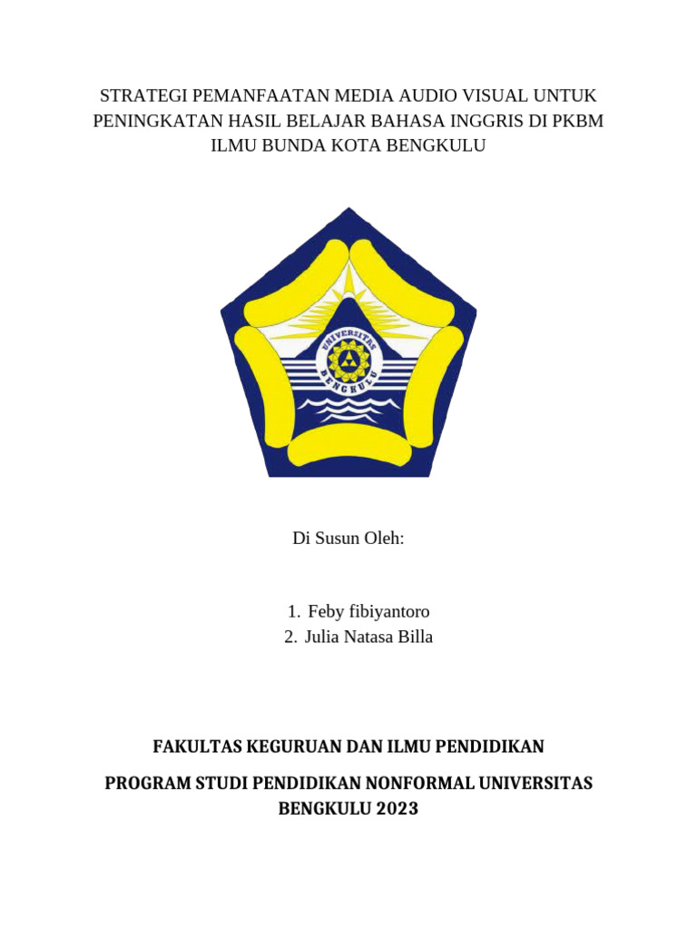 Proposal BPK Riyanto | PDF | Seni & Disiplin Bahasa